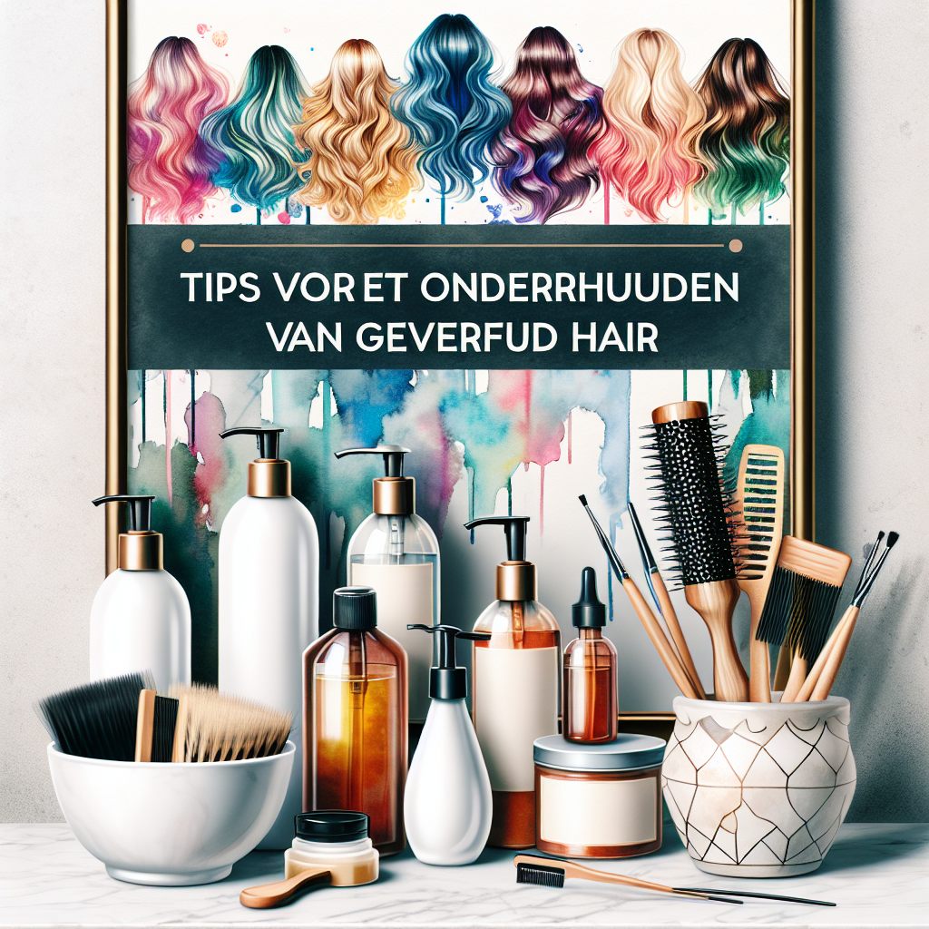 Tips voor het Onderhouden van Geverfd Haar • Nederlandse Kappersunie
