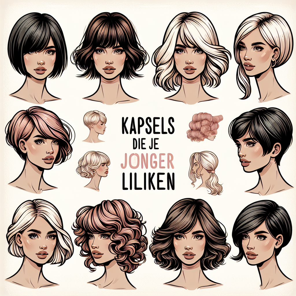 Kapsels die je Jonger Doen Lijken • Nederlandse Kappersunie
